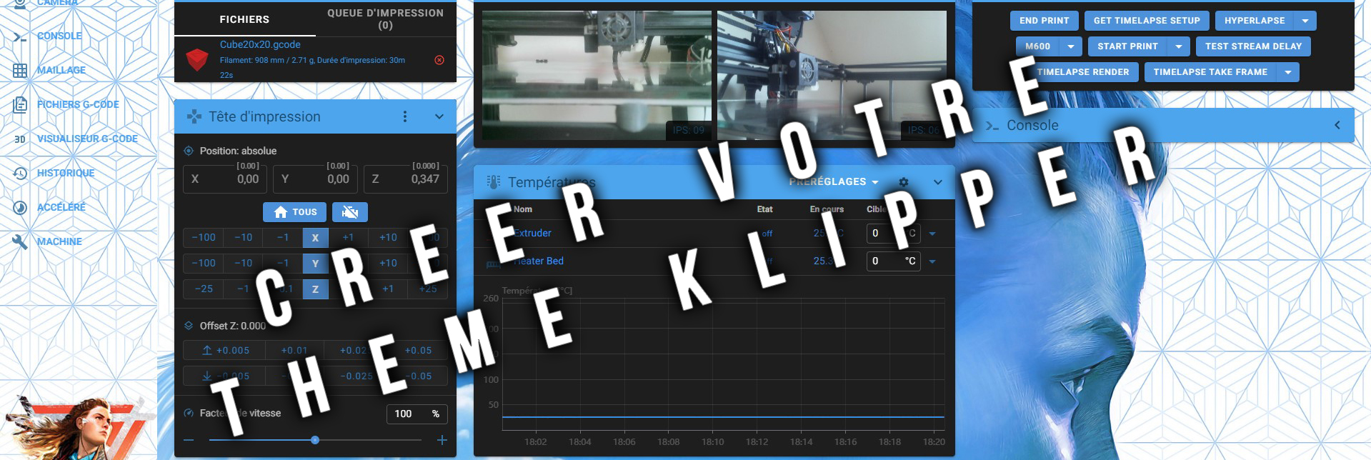 Créer votre propre thème pour Klipper - Les impressions d'Ega