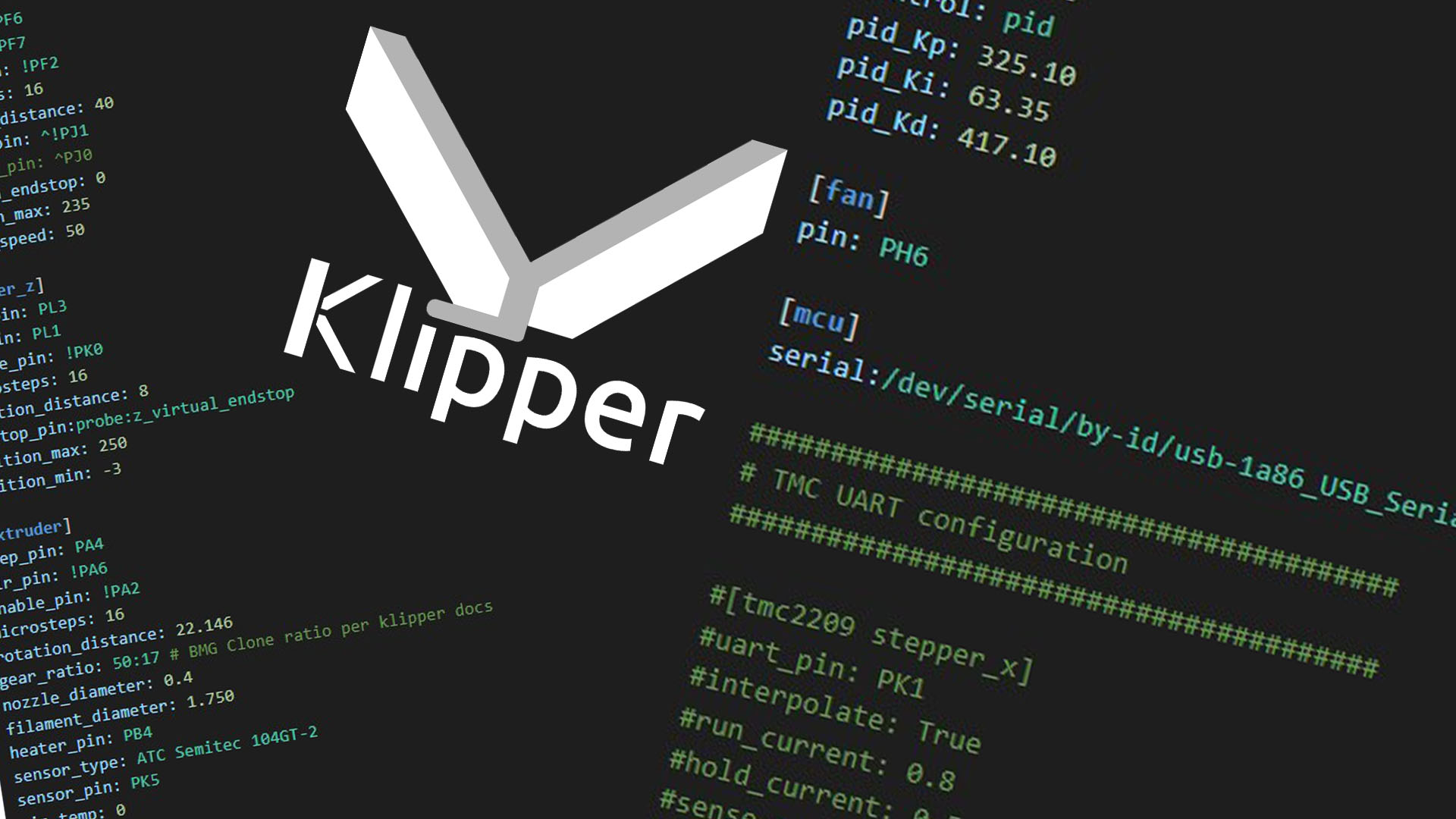 Nos Printer.cfg pour Klipper - Les impressions d'Ega